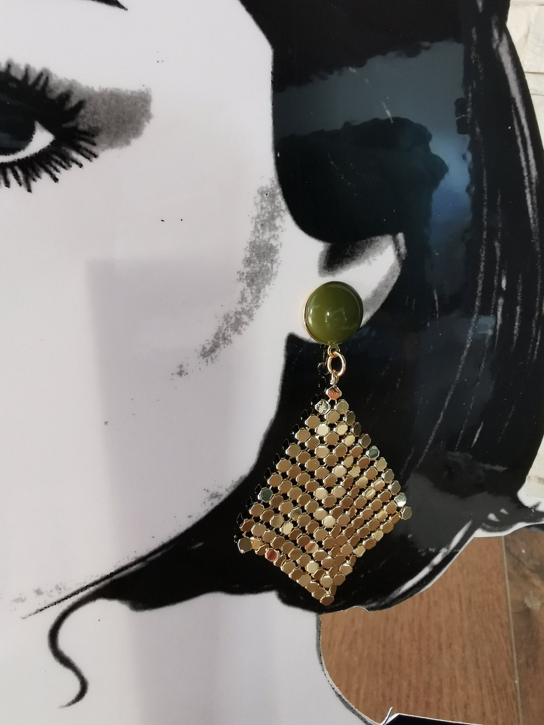 Kate 80s Style Earring - Etsy