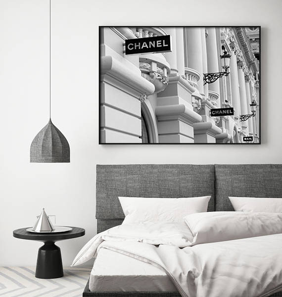 Coco Chanel Printable Poster Photography Art Paris Street - Etsy