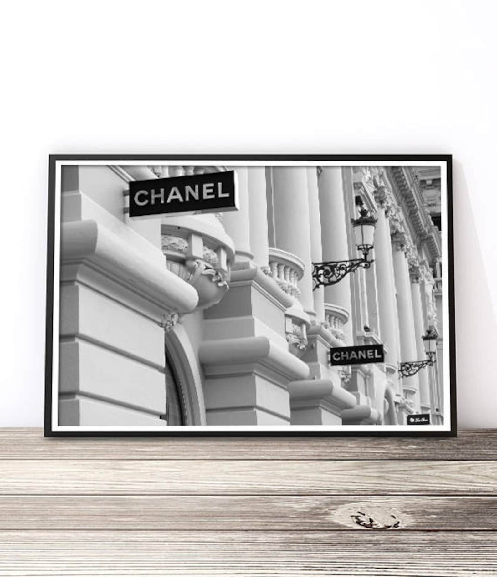 Coco Chanel Printable Poster Photography Art Paris Street - Etsy