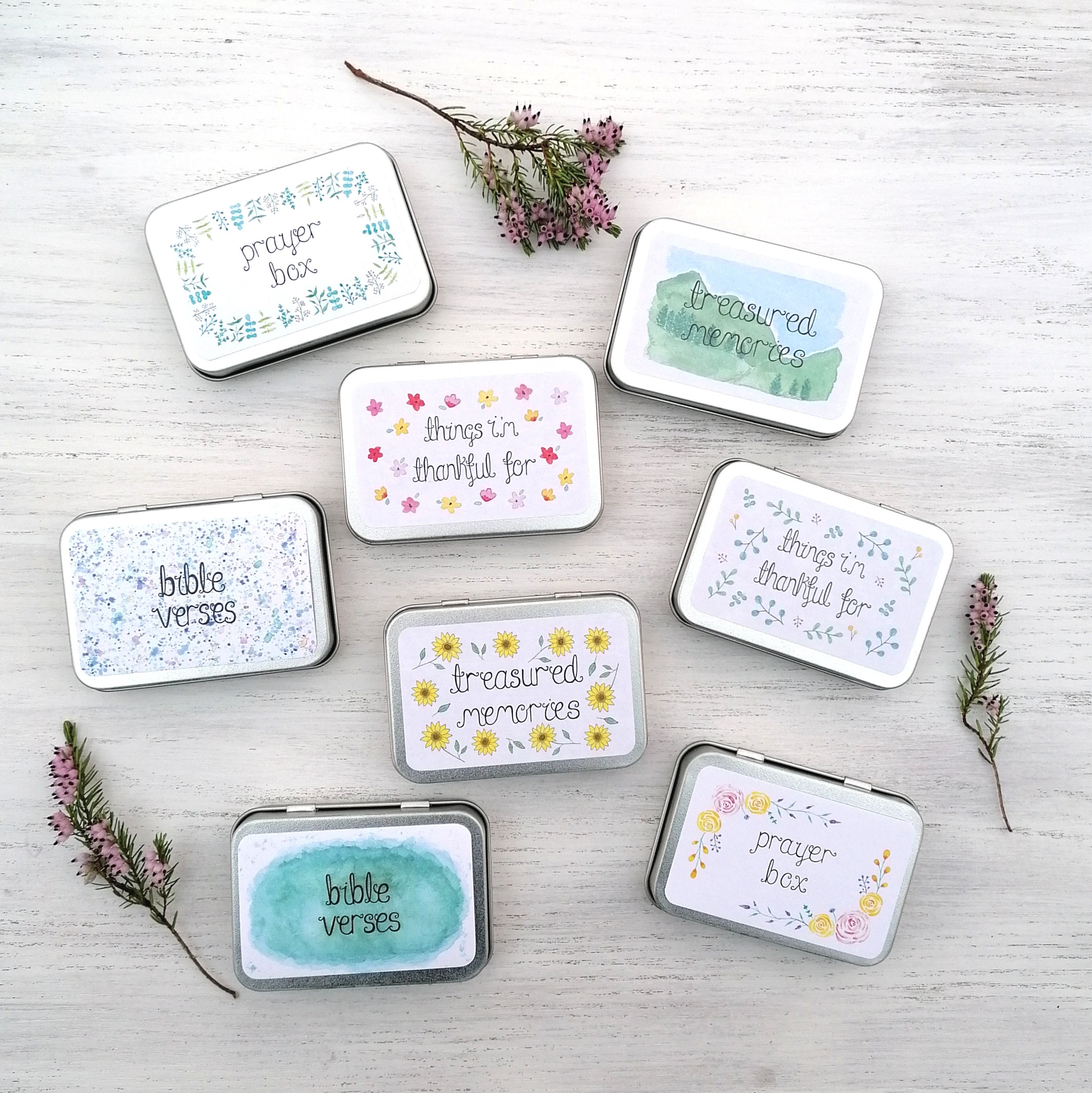 Things I'm Thankful for Box Gratitude Box Gift for Her Gift for Him ...