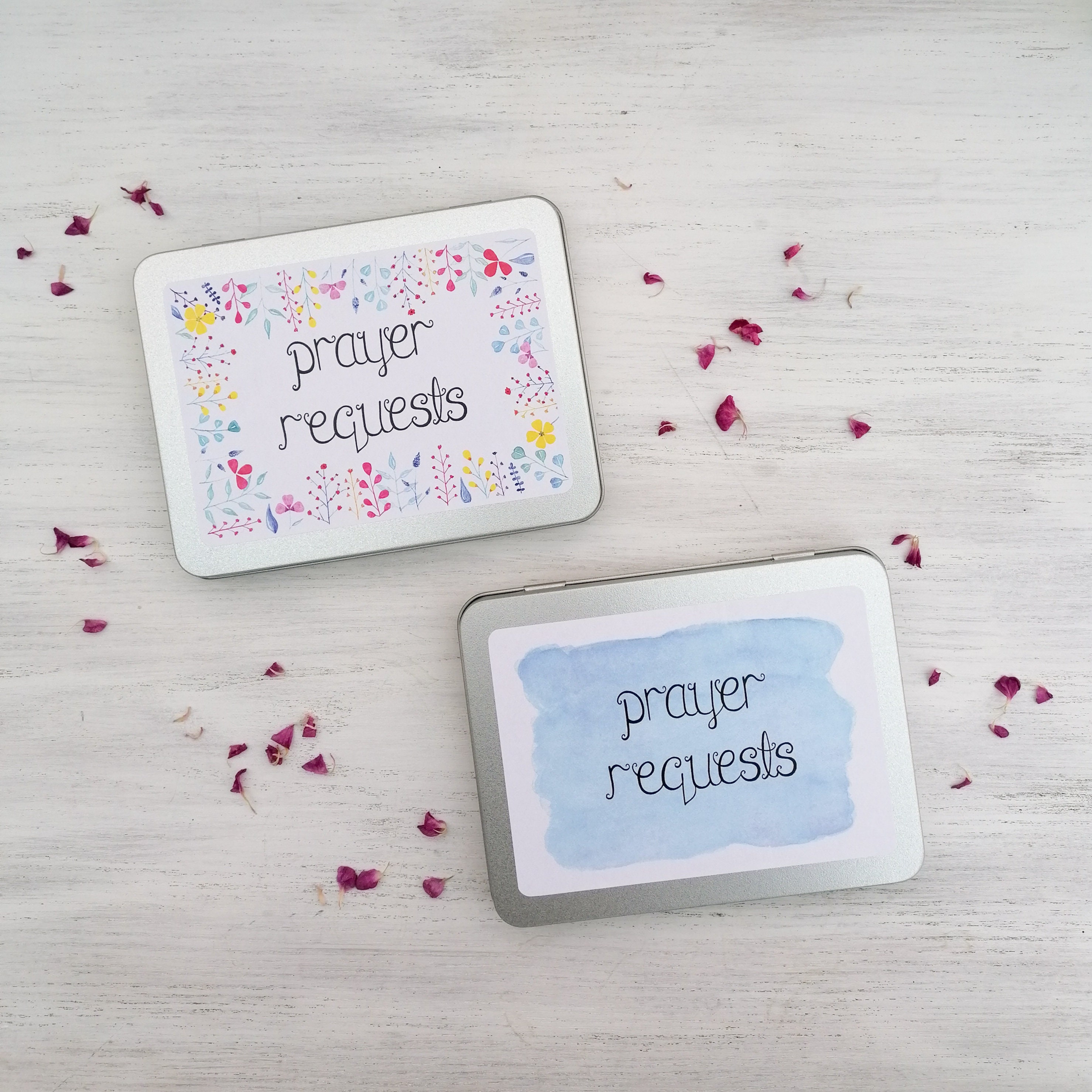 Prayer Request Boxes Prayer Tin Christian Gifts Church Small Group ...