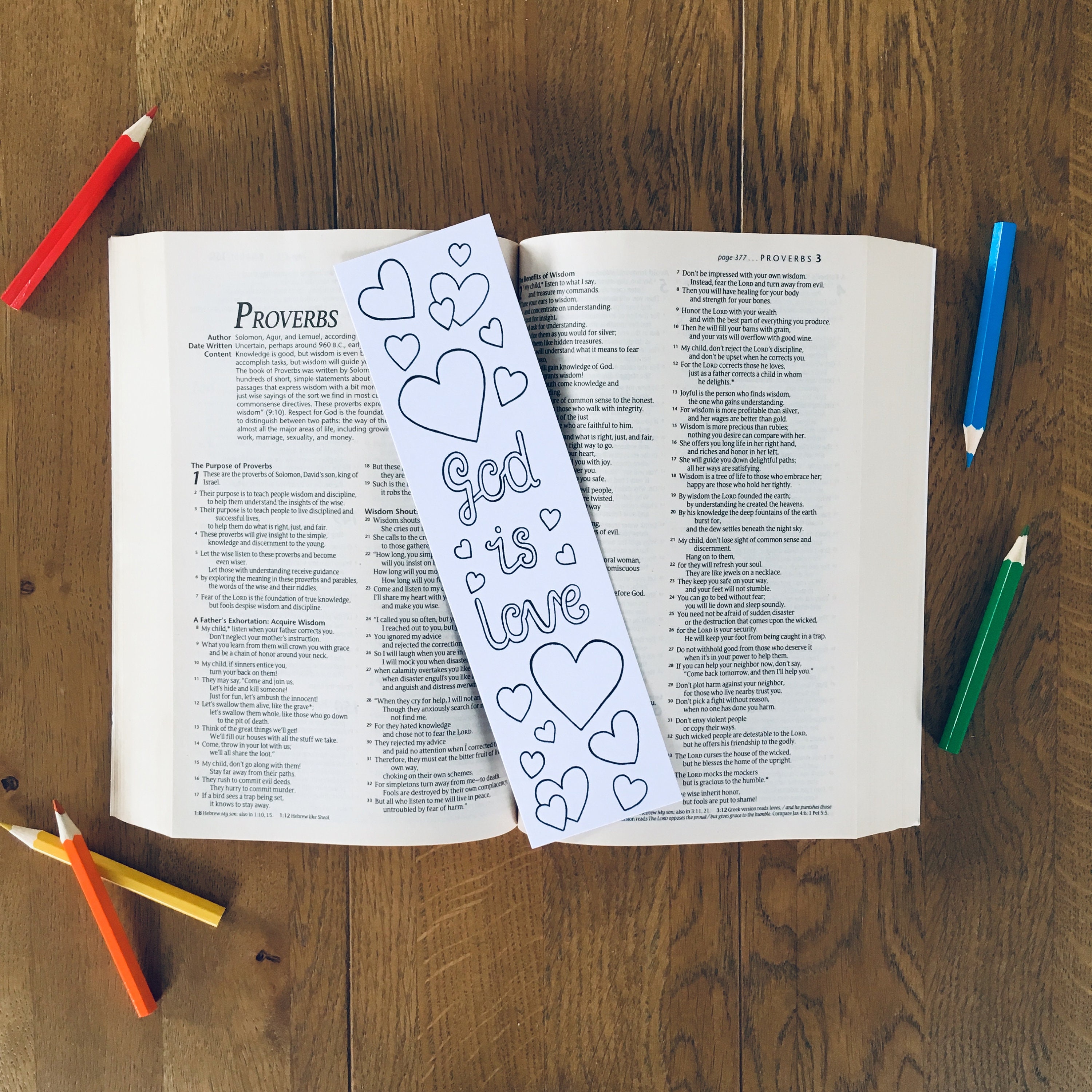 Bible Verse Colouring Bookmarks Set Christian Colouring Bookmarks ...