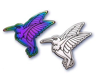 Hummingbird Lapel Pin CC233 Bird, Aviary, Bee Hummingbird, Nectar Birds ...