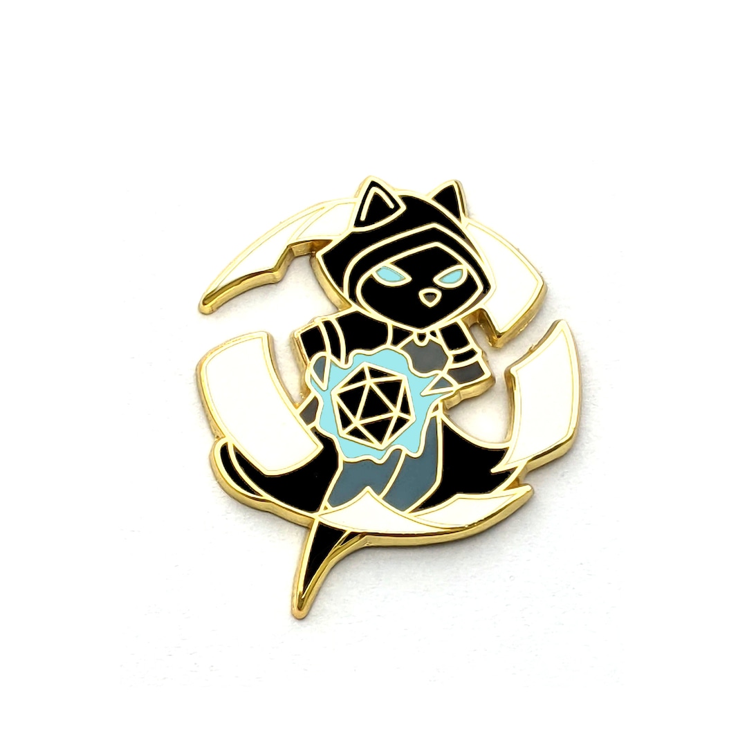 Game Master - RPG Black Cat S2 - Hard Enamel Pin - Etsy