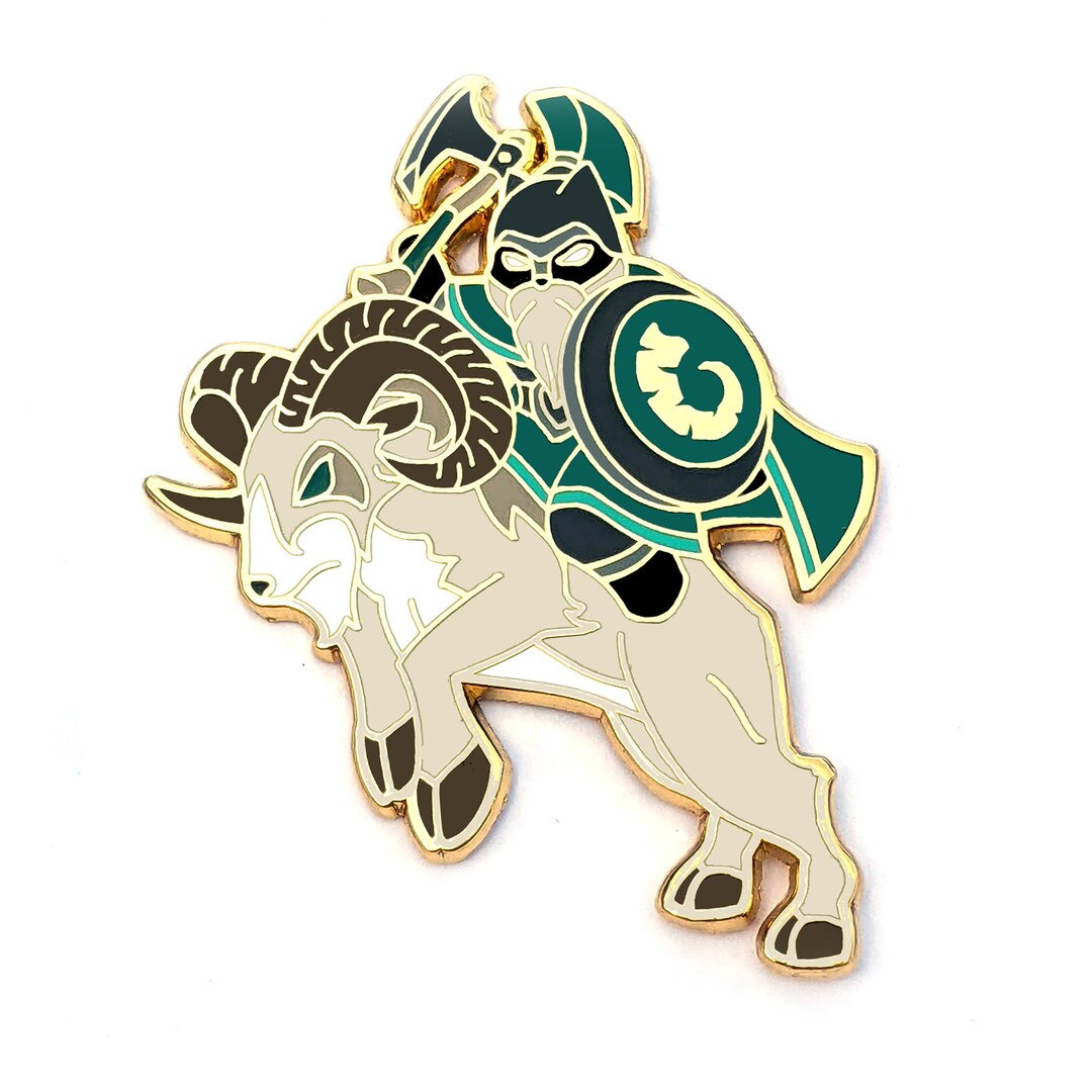 Aries Zodiac Dwarf Cat Ram Rider Fighter Class RPG Black - Etsy