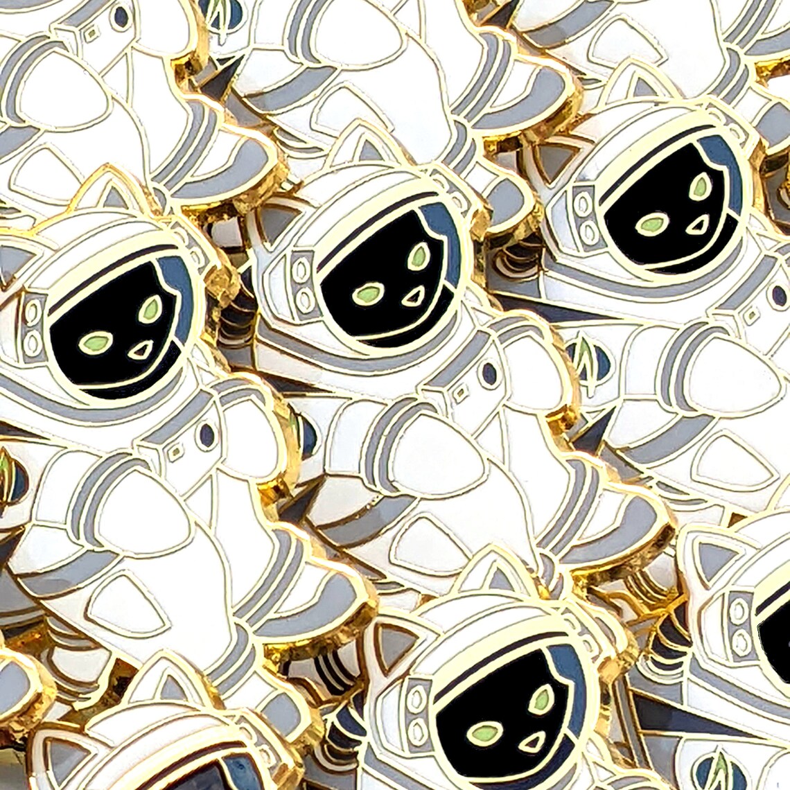 Astronaut Cat Hard Enamel Pin - Etsy