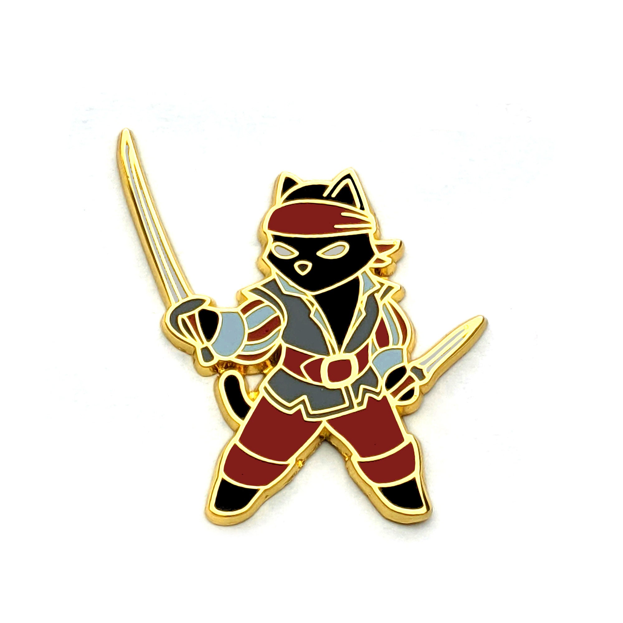 Rogue Class RPG Black Cat S2 Pirate Cat Hard Enamel Pin - Etsy