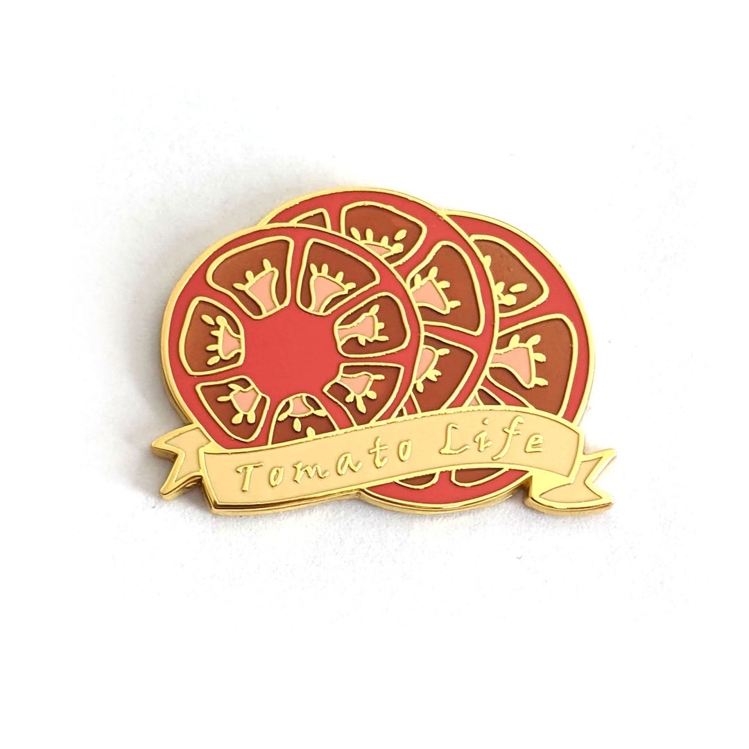 Tomato Lover - Hard Enamel Pin - Etsy