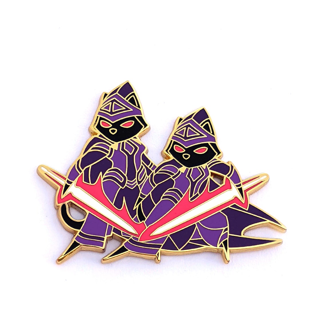 Mirror Knight Fighter Class - RPG Black Cat S3- Hard Enamel Pin - Etsy