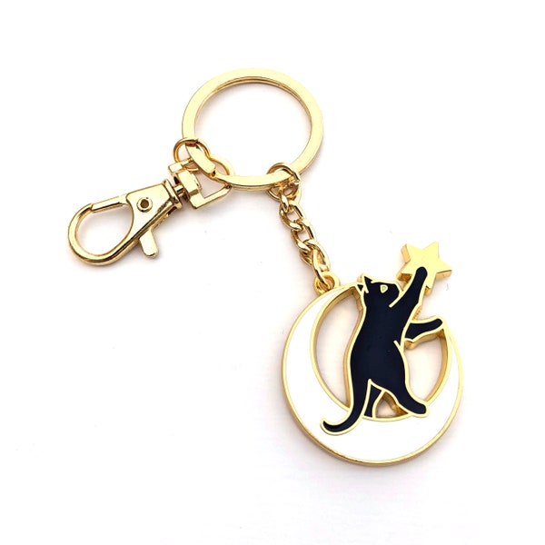 Cat Keychain - Etsy
