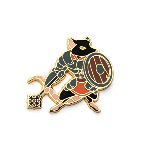 Necromancer Class RPG Black Cat S1 Hard Enamel Pin | Etsy