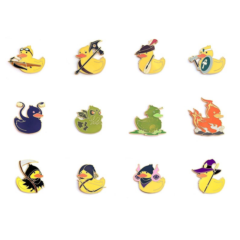 Ducky Bard Class - Yellow Duck RPG - Hard Enamel Pin - Etsy