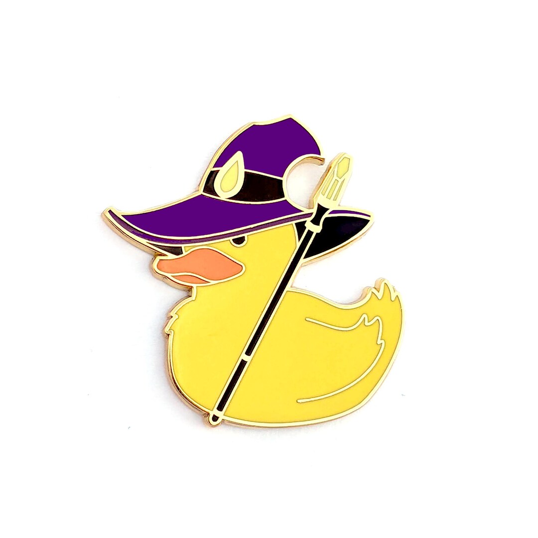 Ducky Wizard Class - Yellow Duck RPG - Hard Enamel Pin - Etsy