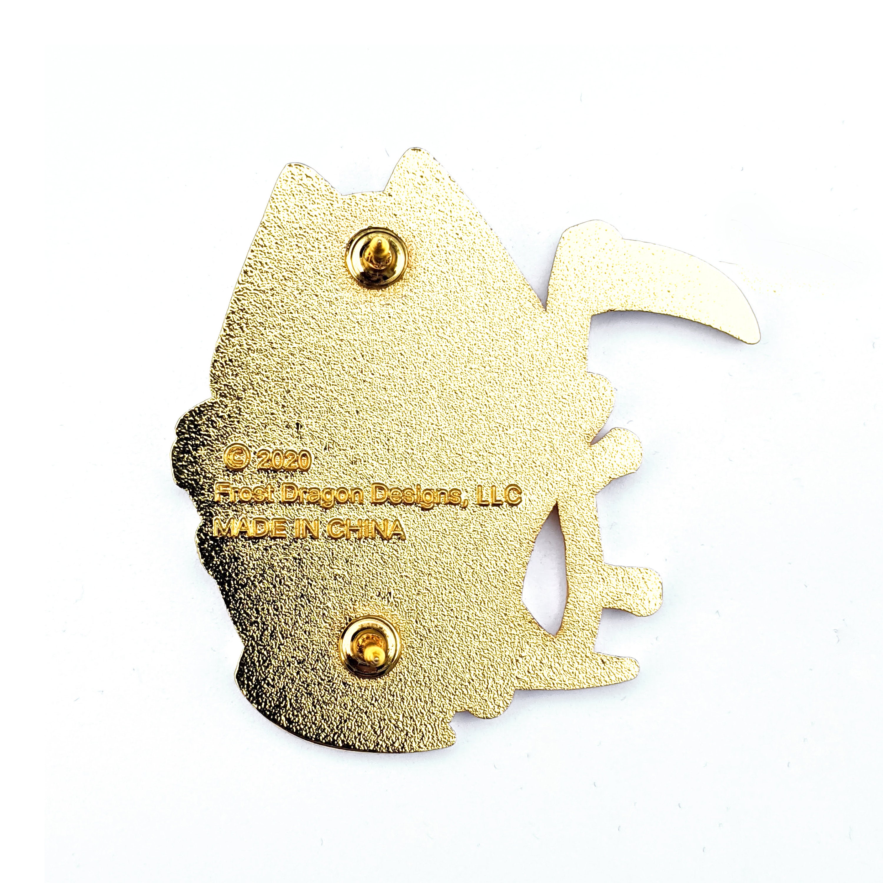 Death and Coffee Cat Pin the Kitty Grim Reaper Hard Enamel - Etsy
