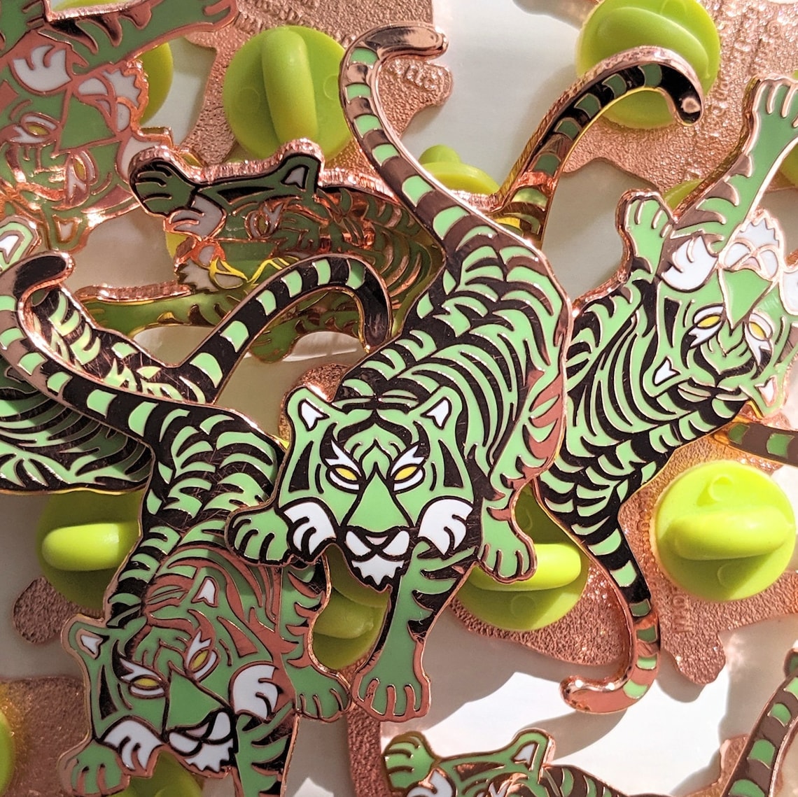 Tiger Pin Hard Enamel - Etsy