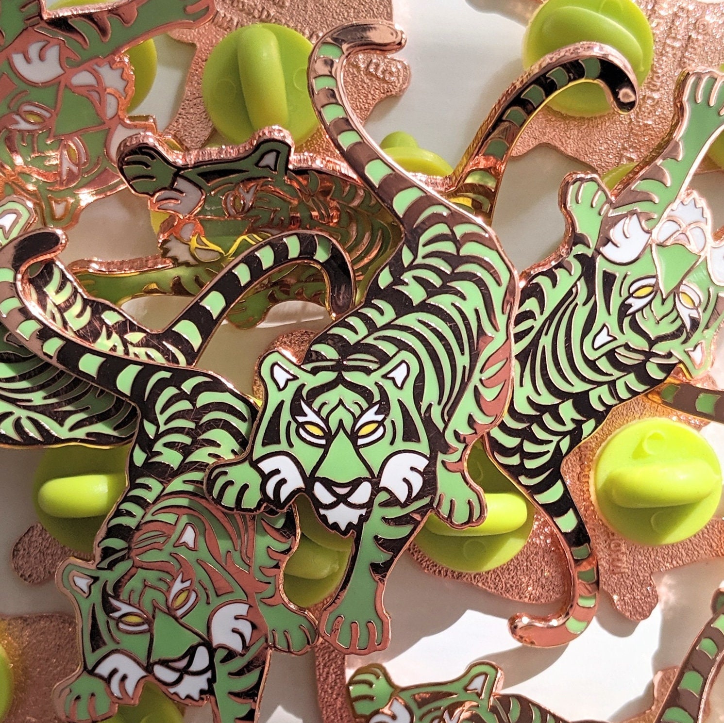 Tiger Pin Hard Enamel - Etsy