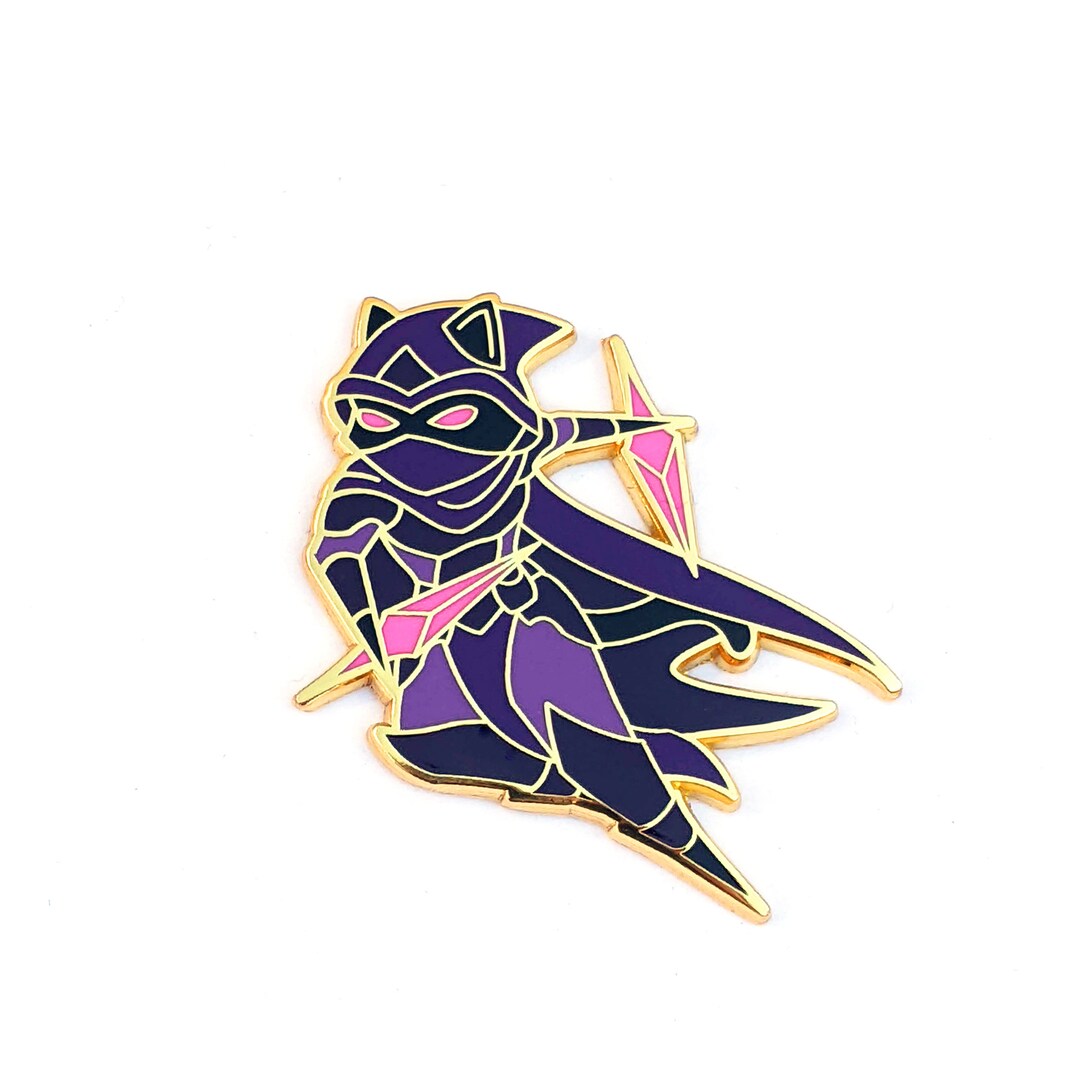 Purple Rogue Class - RPG Black Cat S3 - Hard Enamel Pin - Etsy