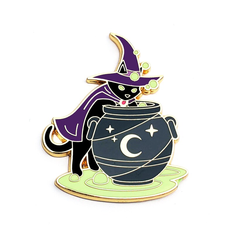 Witch Pin - Etsy