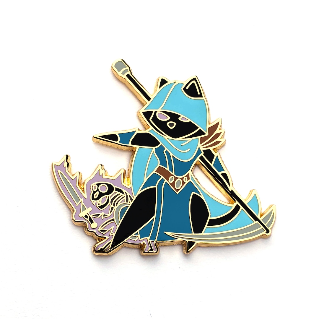 Necromancer Class - RPG Black Cat S1 - Hard Enamel Pin - Etsy