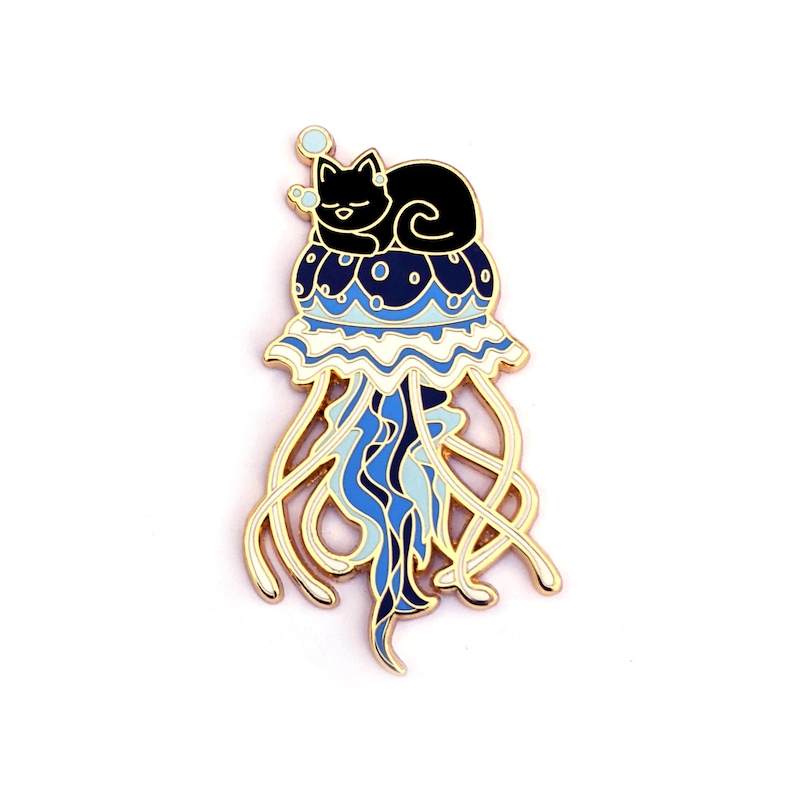 Jellyfish Pin - Etsy