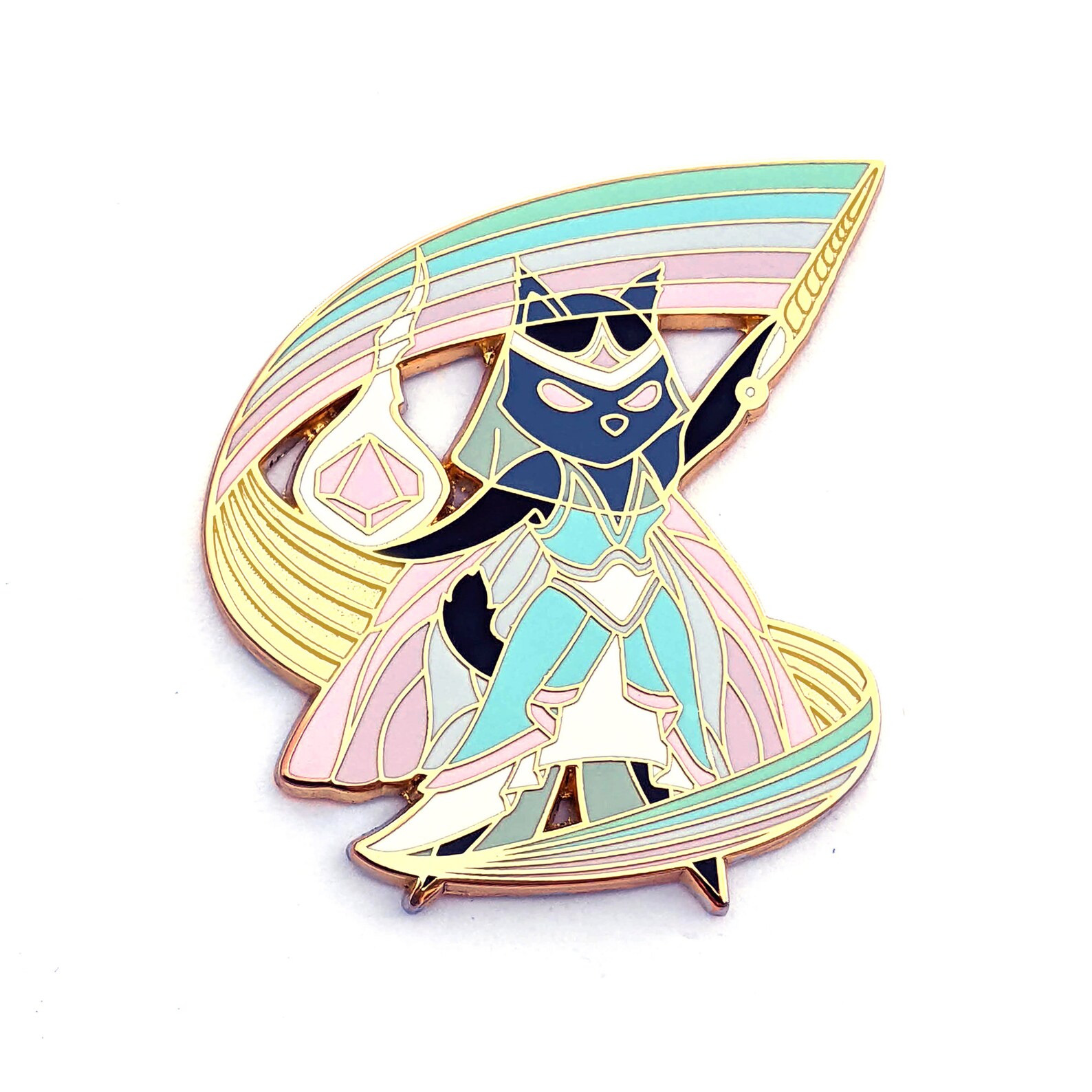 Rainbow Fairy Warlock Class RPG Black Cat S3 Hard Enamel - Etsy