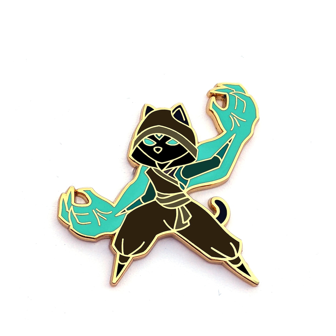 Astral Monk Class RPG Black Cat S3 Hard Enamel Pin - Etsy