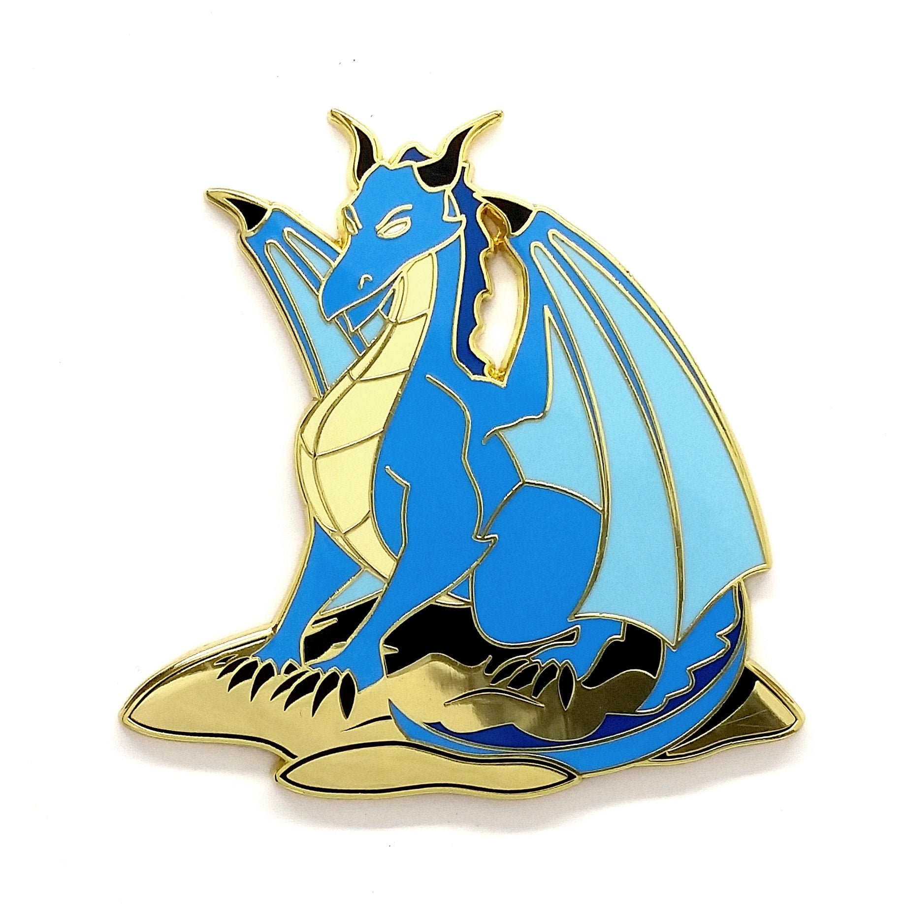 Classic Dragon Pin Jumbo Pin 2.25 Inch Pin Hard Enamel Pin - Etsy