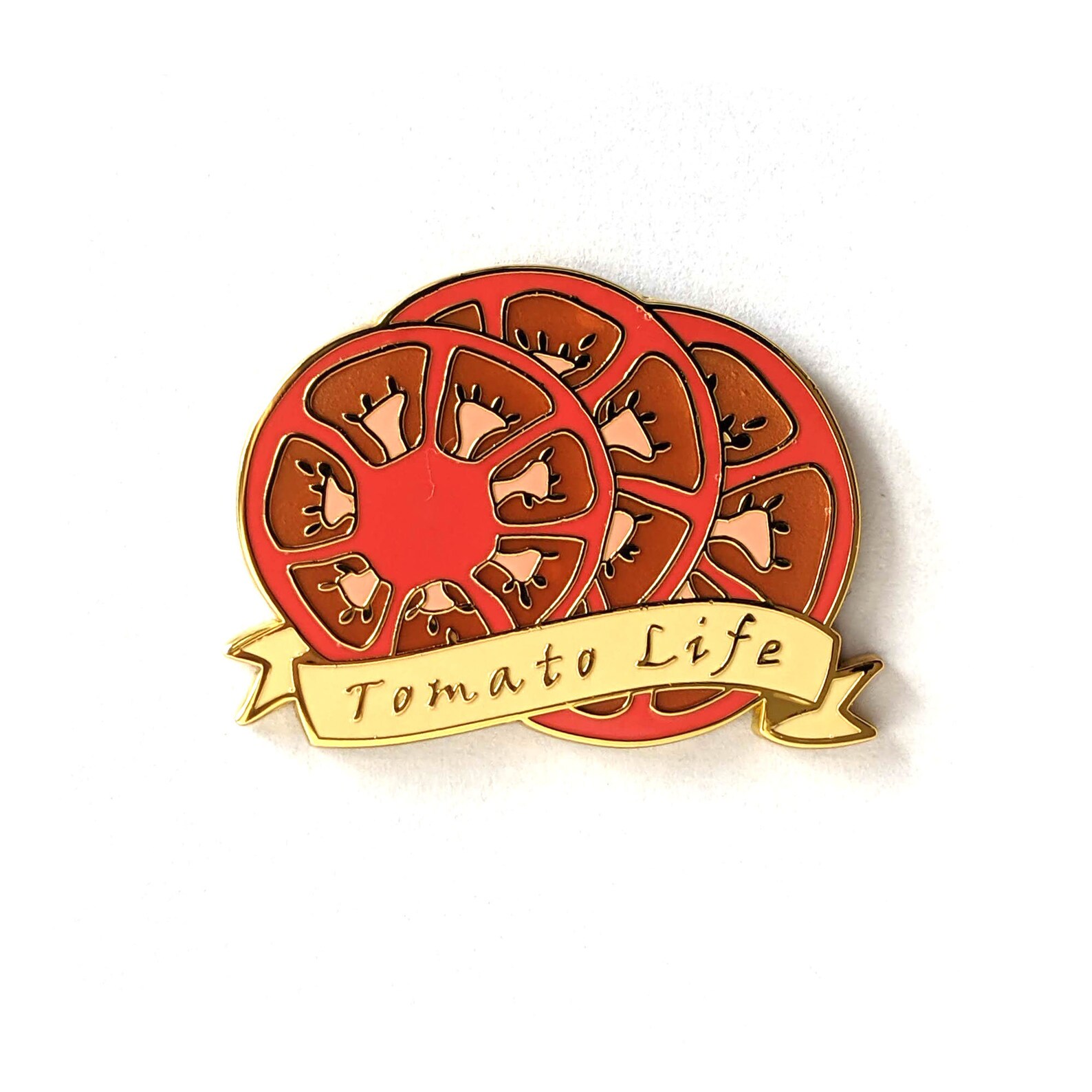 Tomato Lover Hard Enamel Pin - Etsy