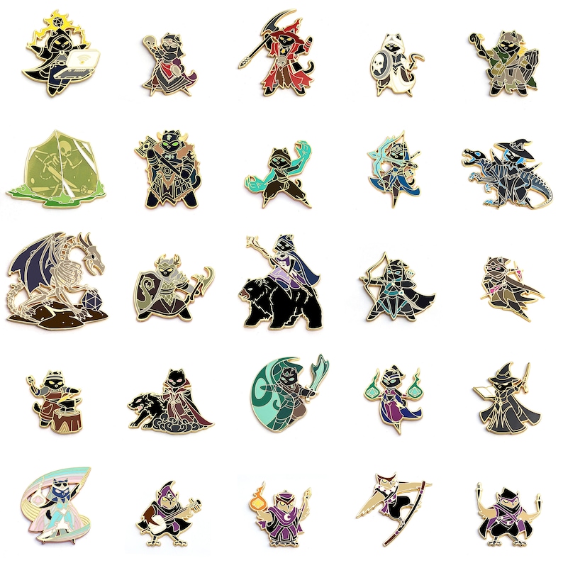 Ranger Class - RPG Black Cat S3- Hard Enamel Pin - Etsy