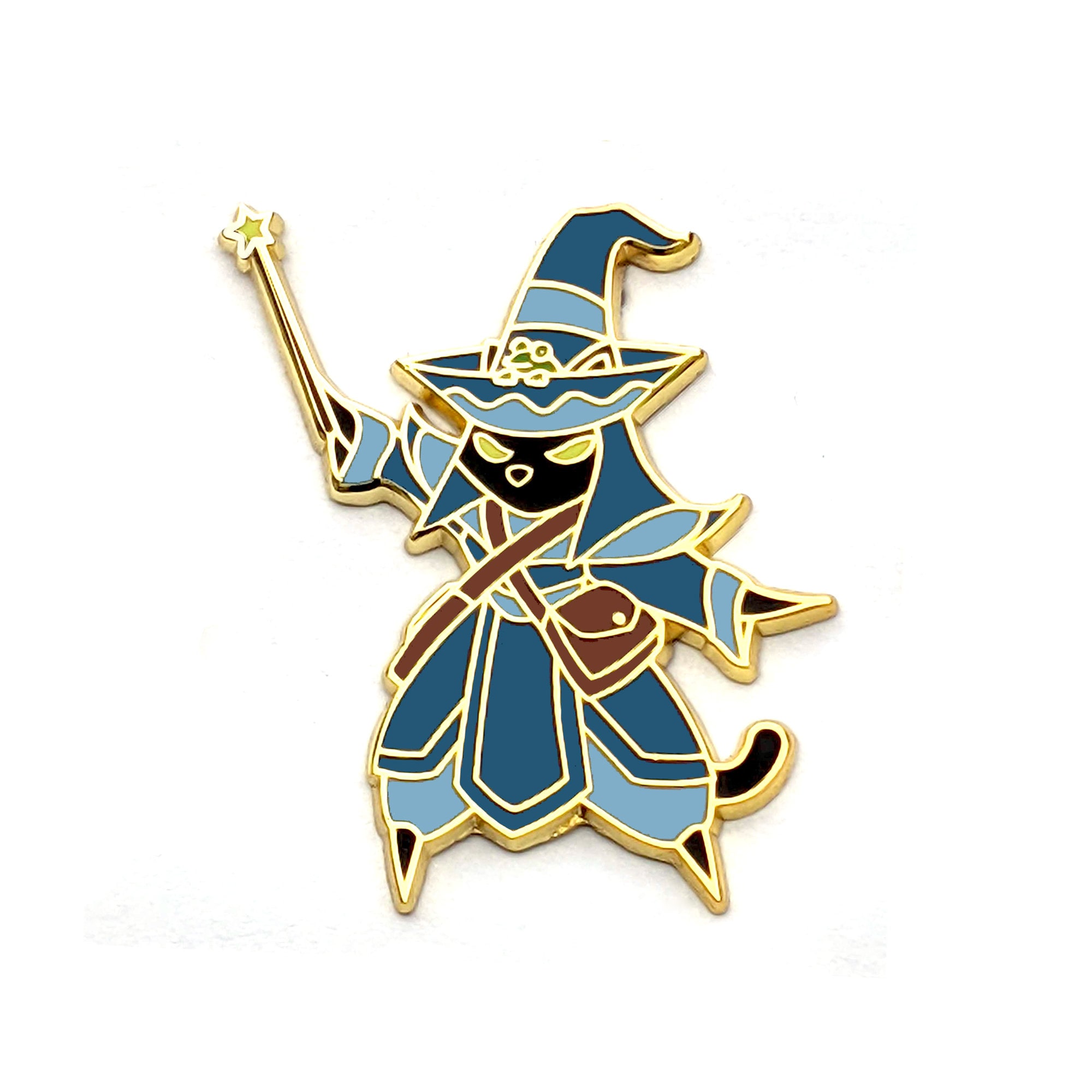 Wizard Class RPG Black Cat S2 Hard Enamel Pin - Etsy