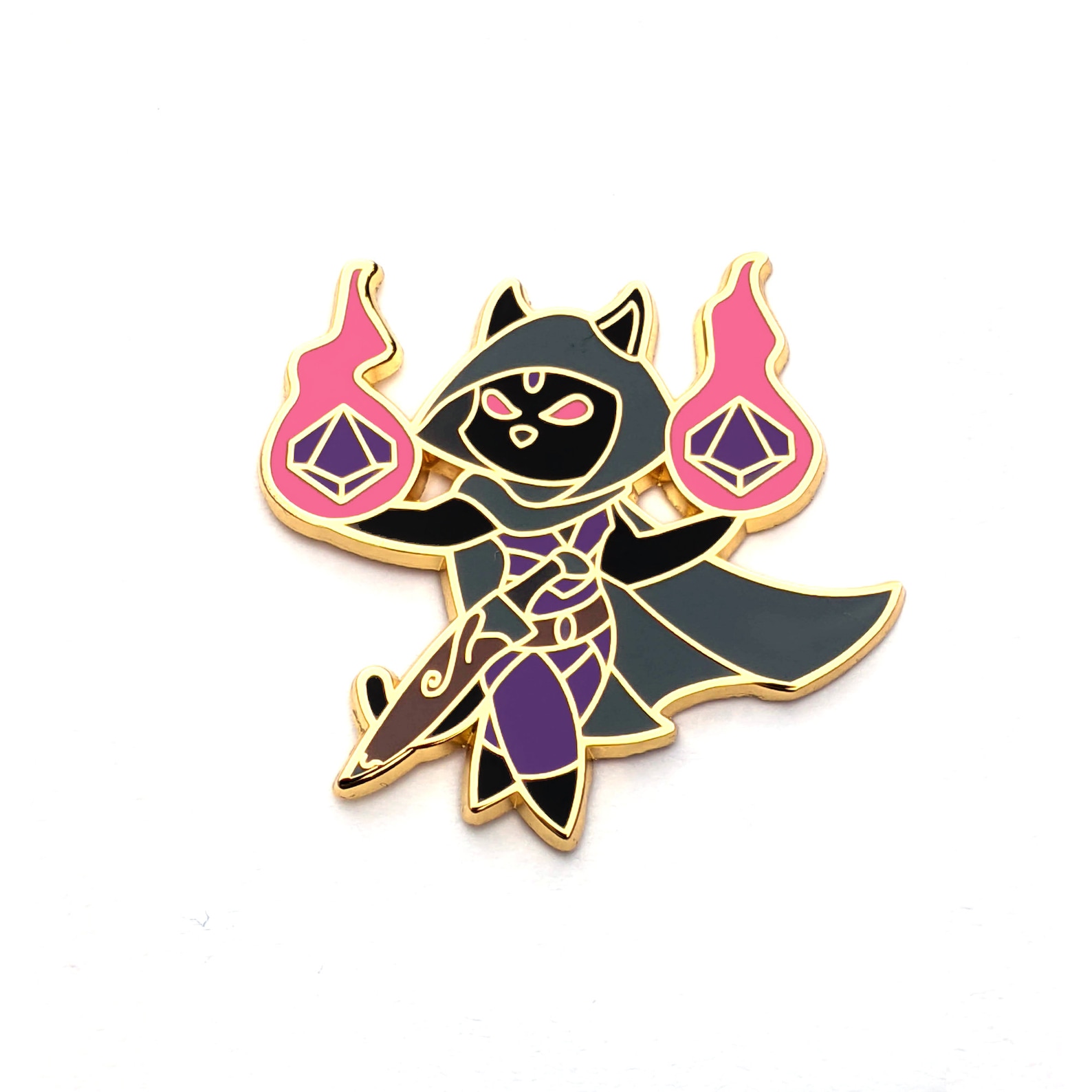 Warlock Class RPG Black Cat Hard Enamel Pin - Etsy