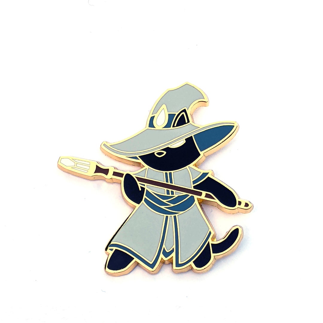 Gray Wizard Class - RPG Black Cat S1 - Hard Enamel Pin - Etsy