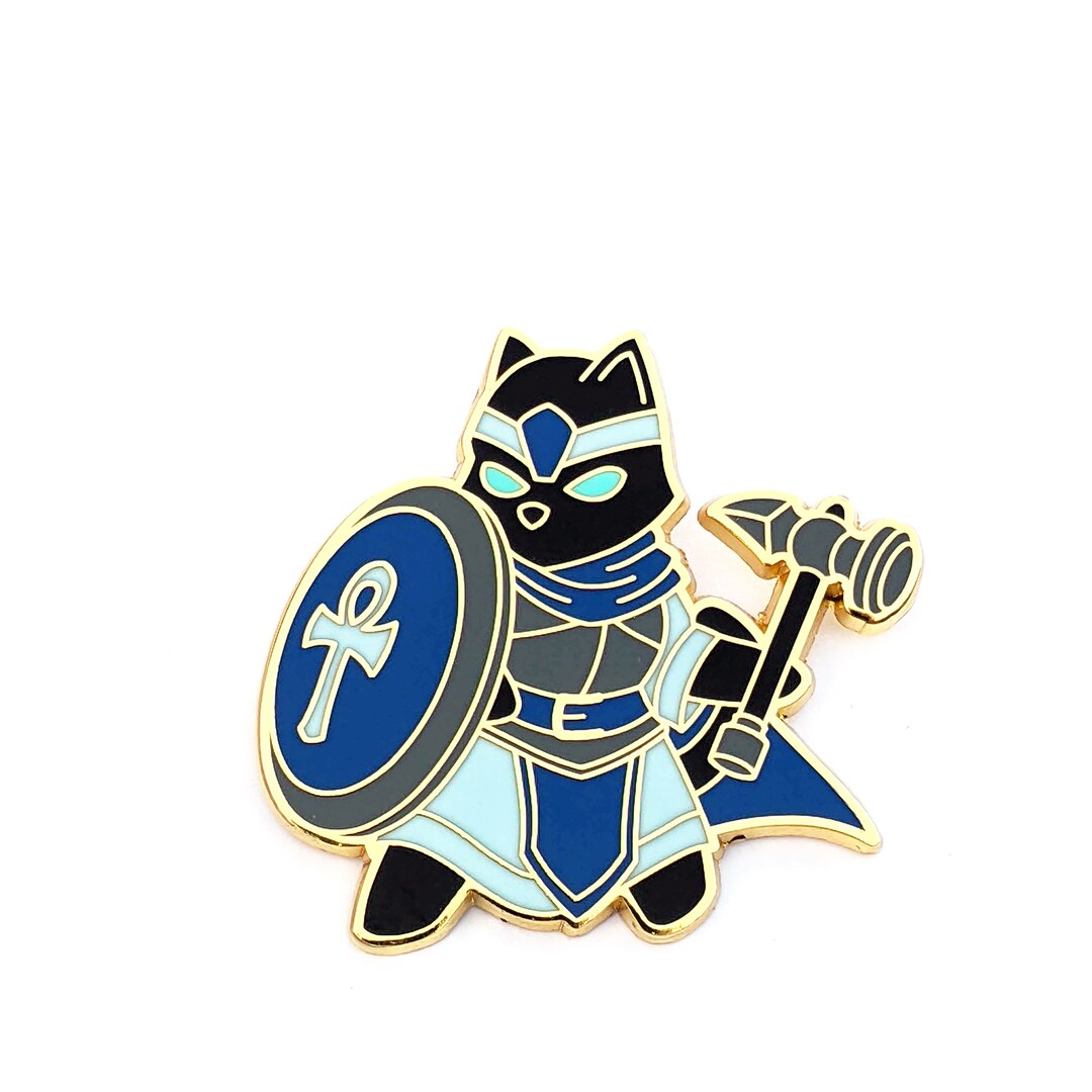Blue Cleric Class - RPG Black Cat S1 - Hard Enamel Pin - Etsy
