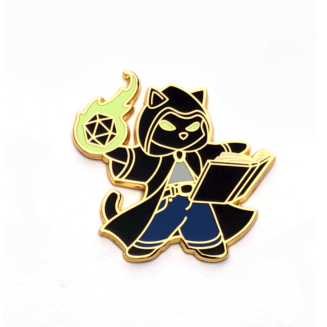 Game Master - RPG Black Cat S1 - Hard Enamel Pin - Etsy