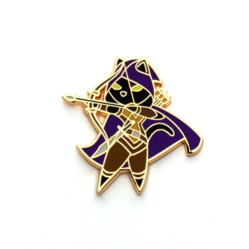 Rogue Class RPG Black Cat S2 Pirate Cat Hard Enamel Pin - Etsy