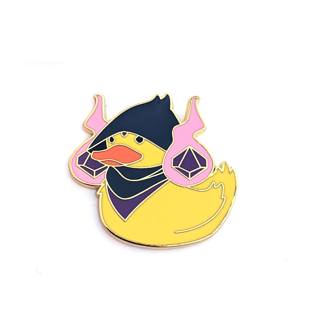 Ducky Warlock Class - Yellow Duck RPG - Hard Enamel Pin - Etsy