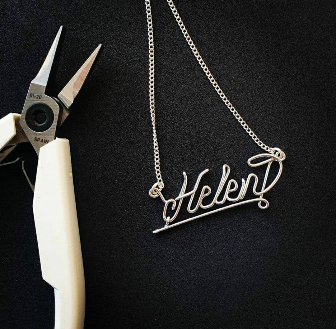 Personalised Wire Name Necklace Custom Name Necklace Unique Etsy personalised-wire-name-necklace-custom-name-necklace-unique-etsy