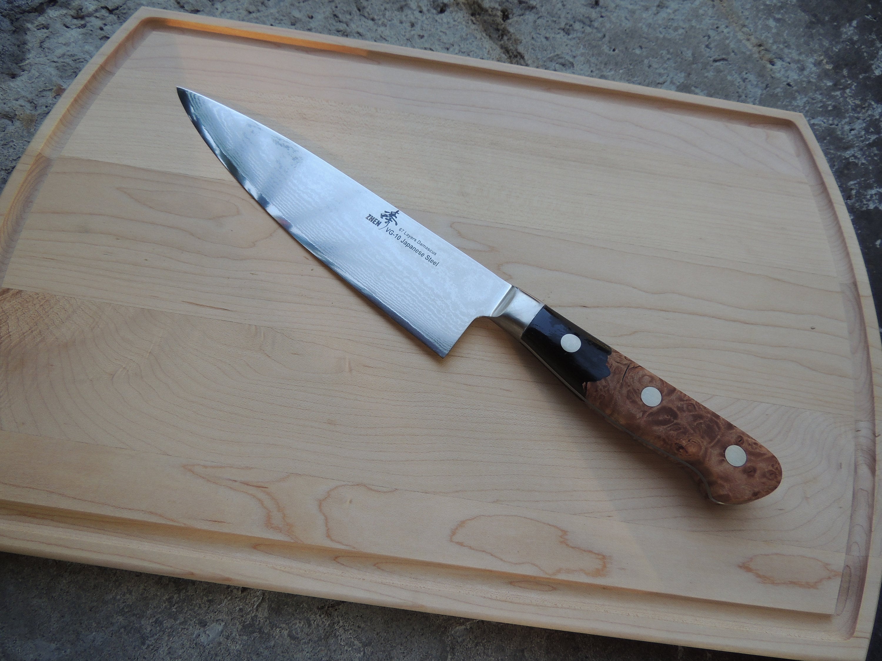 Zhen VG-10 Kitchen Knife - Etsy