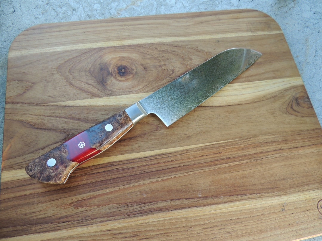 Custom Santoku Kitchen Knife - Etsy