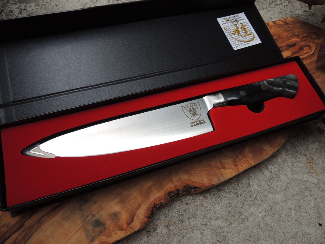 Las Vegas Raider Chef's Knife - Etsy