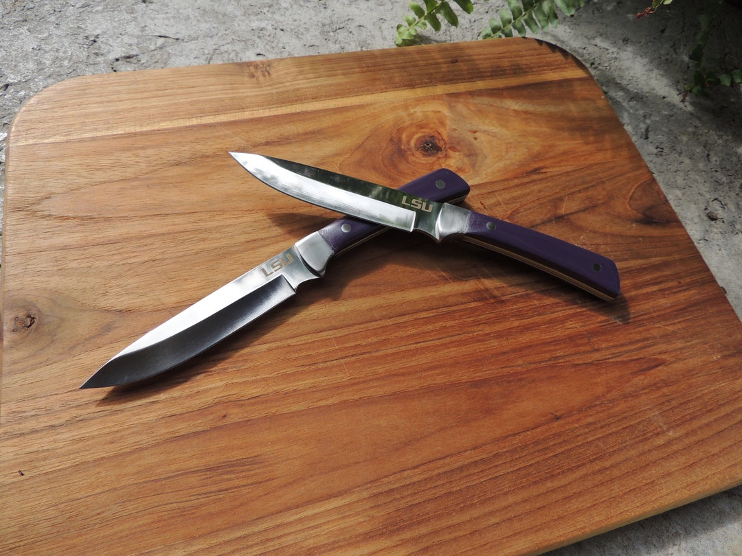 Custom LSU Steak Knives - Etsy