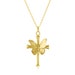 9ct Gold Cross Pendant With Butterfly: Handmade Necklace - Etsy