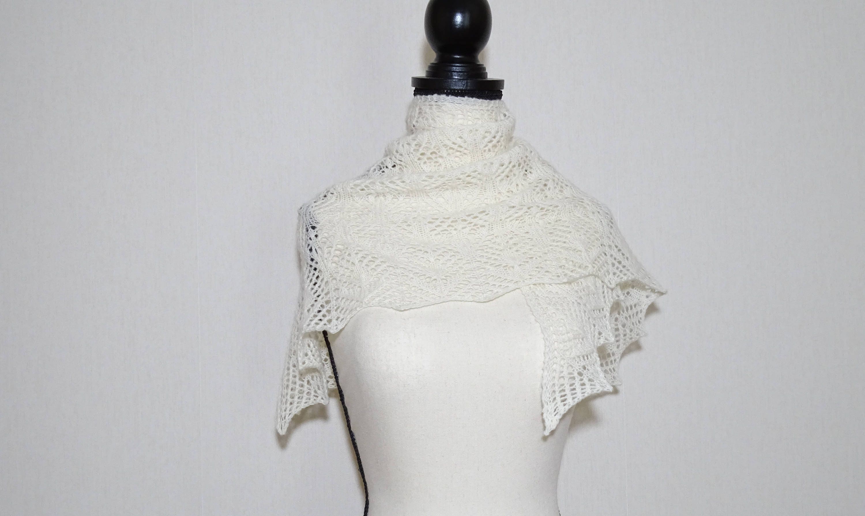 Knit Top Down Triangle Lace Shawl Pattern - Etsy