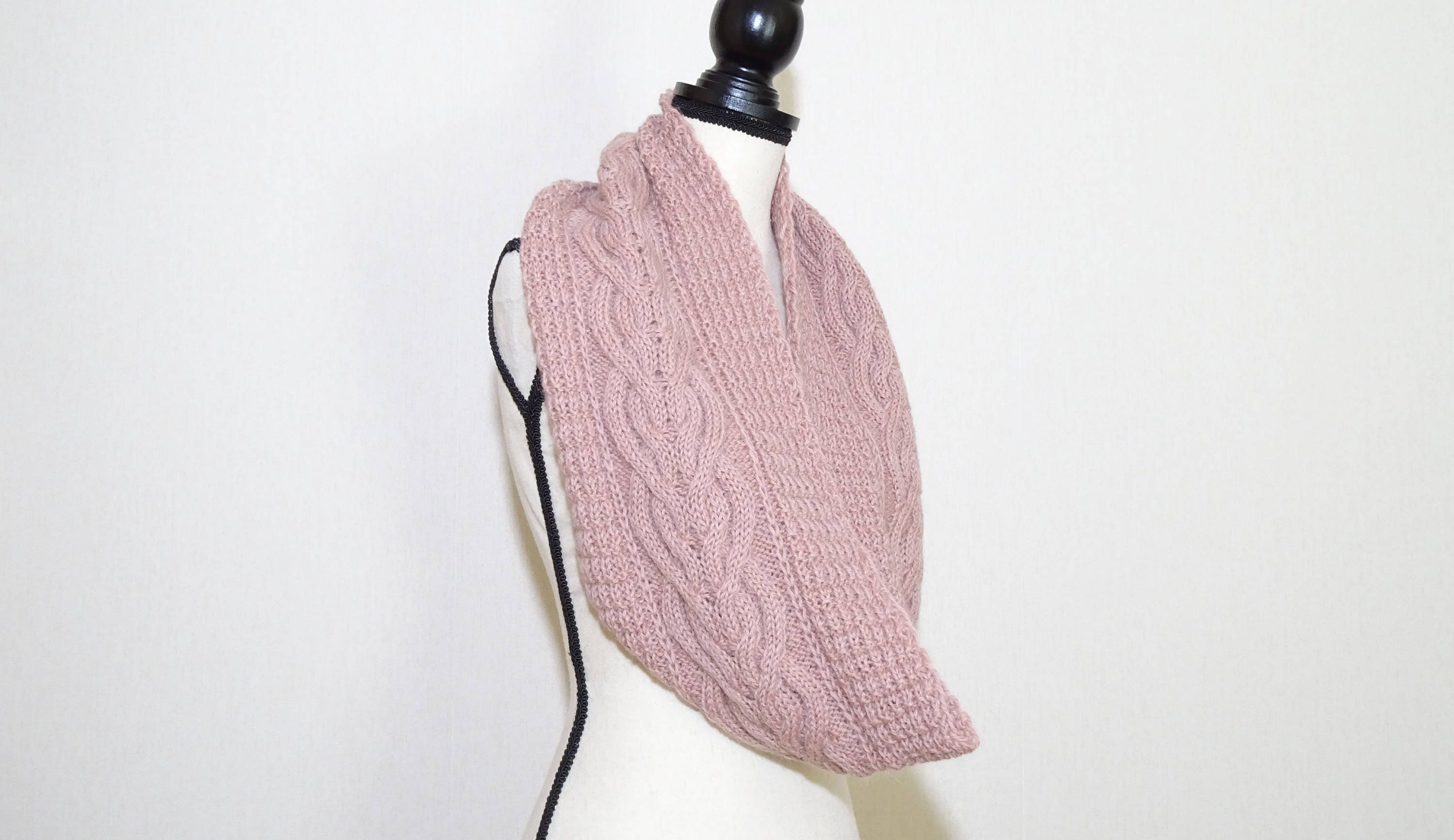 Infinity Cable Scarf Knitting Pattern - Etsy