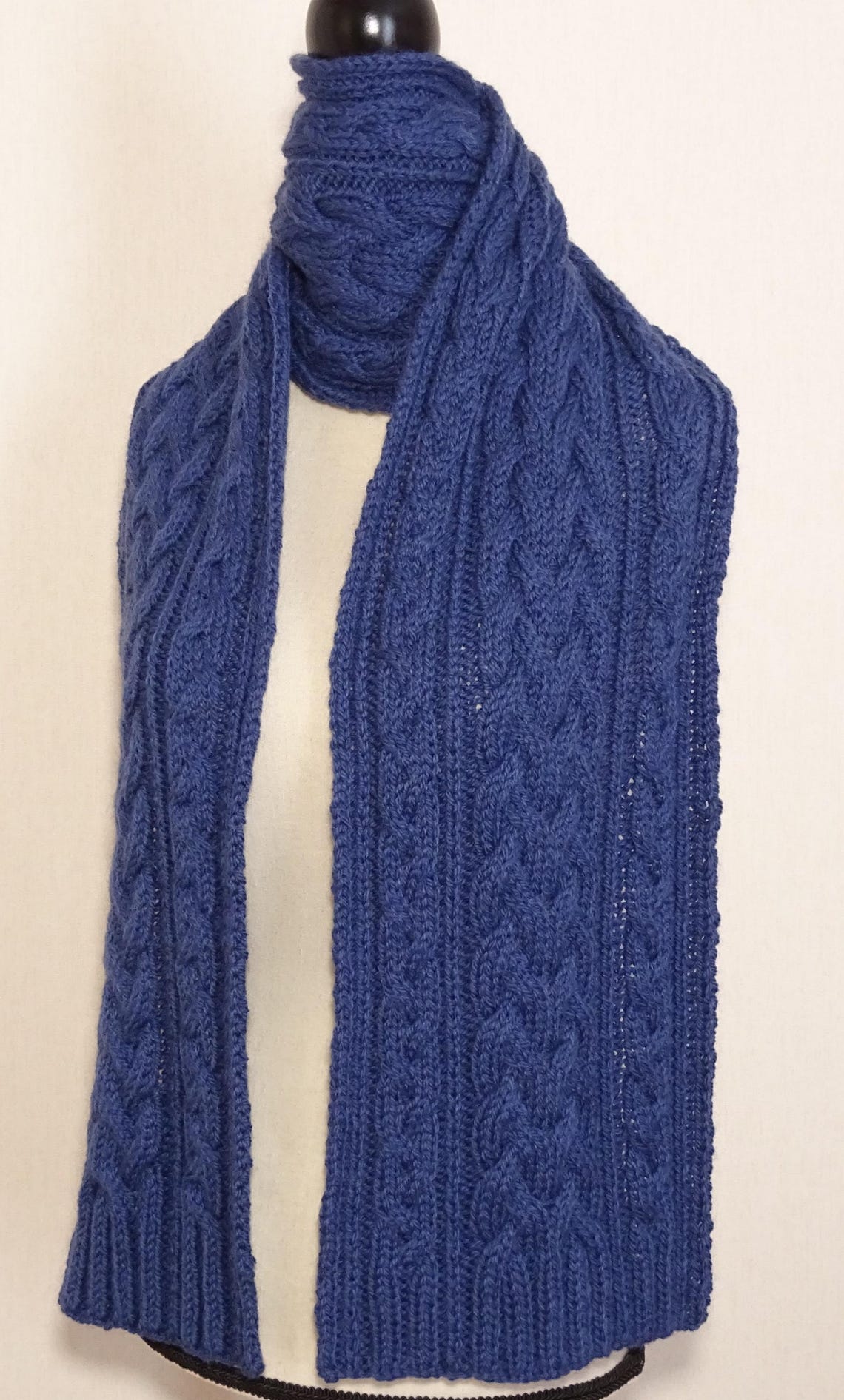 Easy Cable Knit Scarf Pattern - Etsy