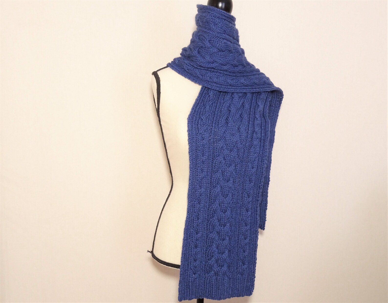 Easy Cable Knit Scarf Pattern - Etsy
