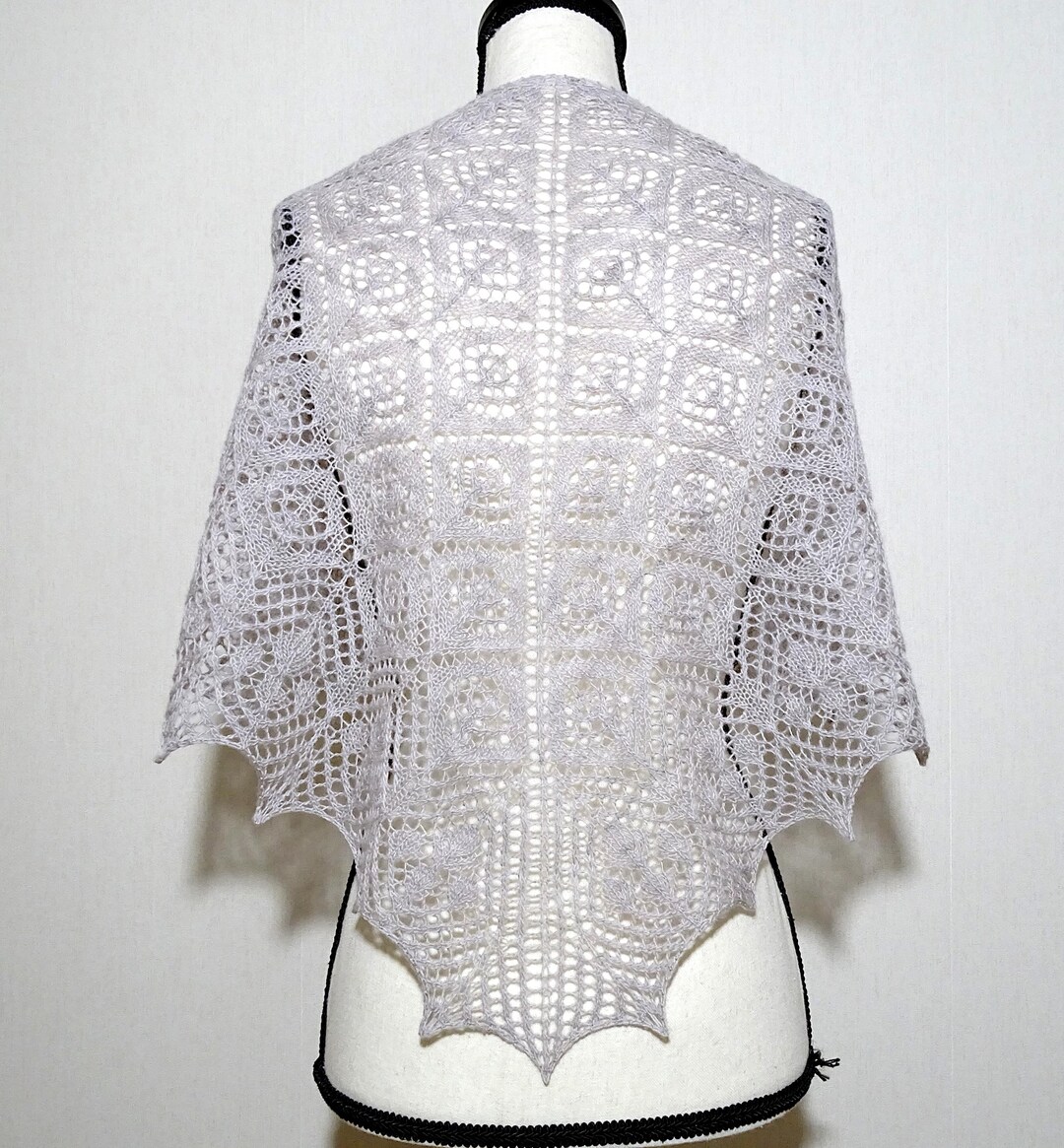 Knit Triangle Lace Shawl Pattern - Etsy