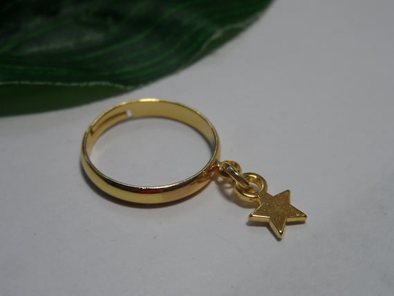Adjustable Dangle Star Ring Dangle Ring Dangle Toe Ring | Etsy