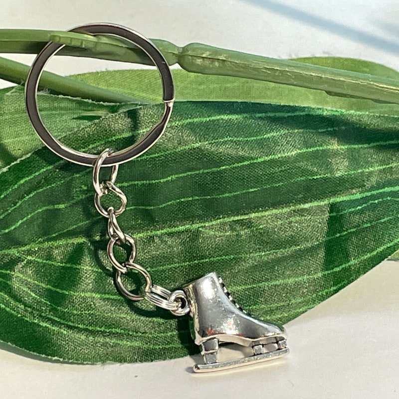 Ice Skater Key Chain - Etsy UK