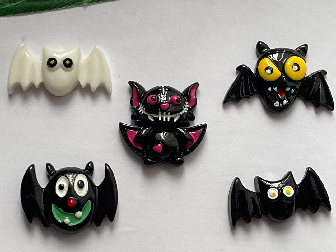 Set of 5 Bat Magnets, Bat Magnets, Fridge Magnets, Locker Magnets ...